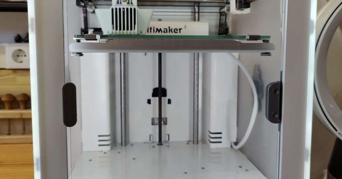 Minimalist Non Destructive Ultimaker 3 Door by tomvh | Download free ...