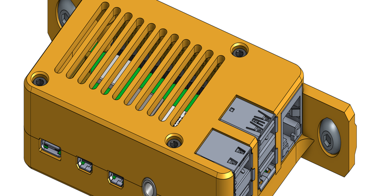 Raspberry Pi 4 2020 V-Slot Mount by knoopx | Download free STL model ...