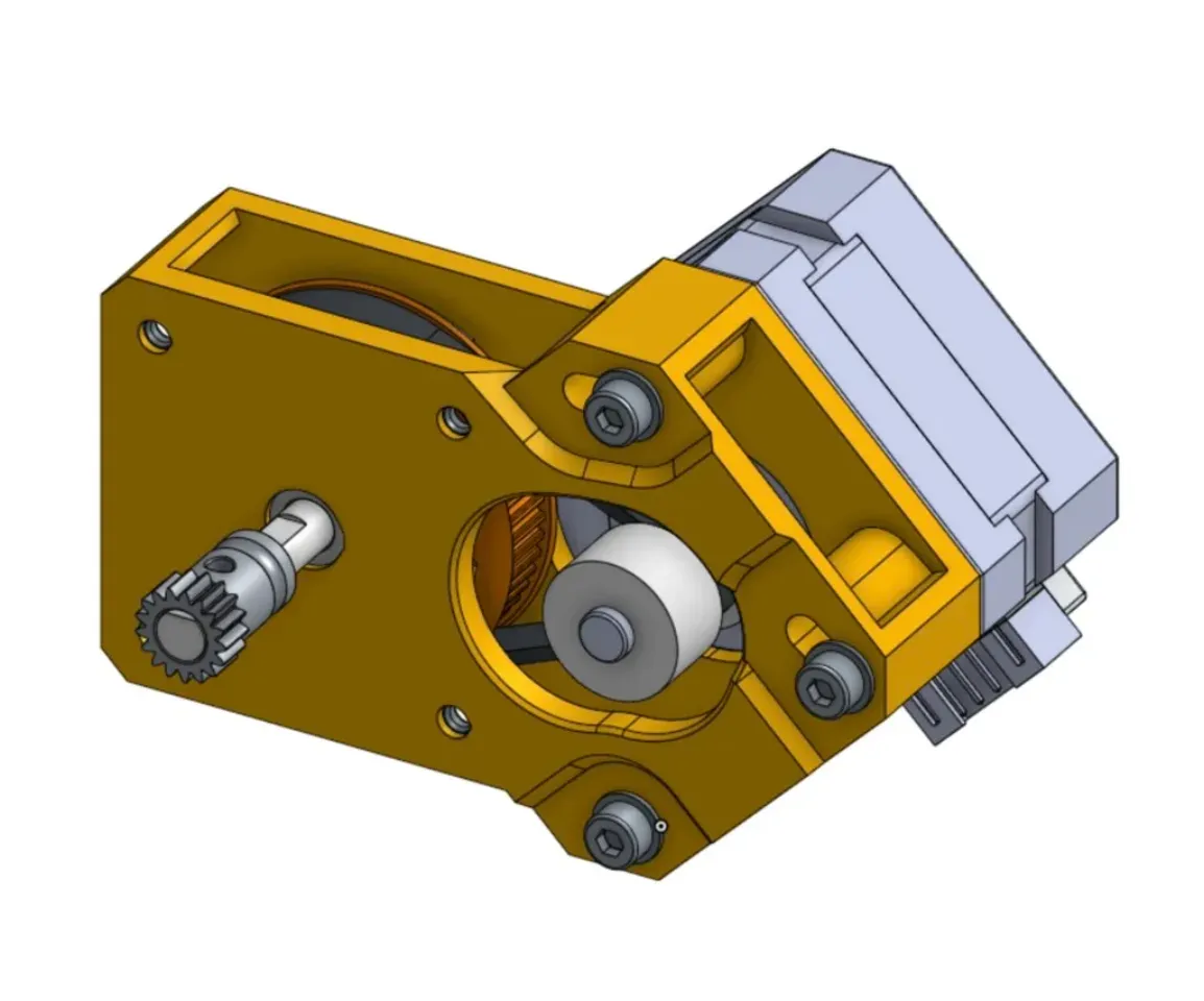 Plug and play belted Nema 17 Gear Box for Extruders by knoopx ...