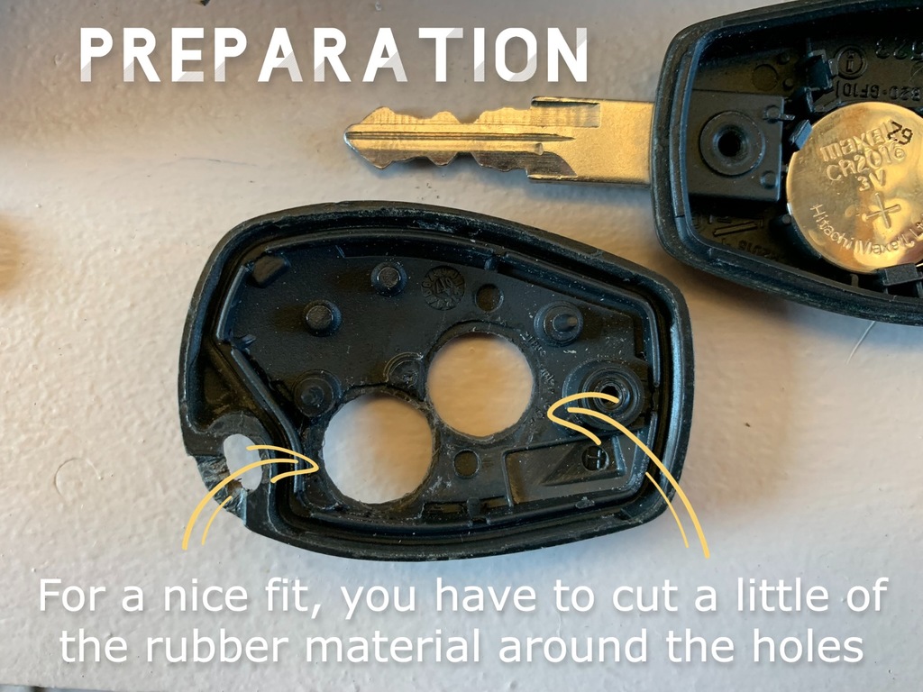 Replacement Car Key Buttons for: Renault Dacia and many more od autora ...