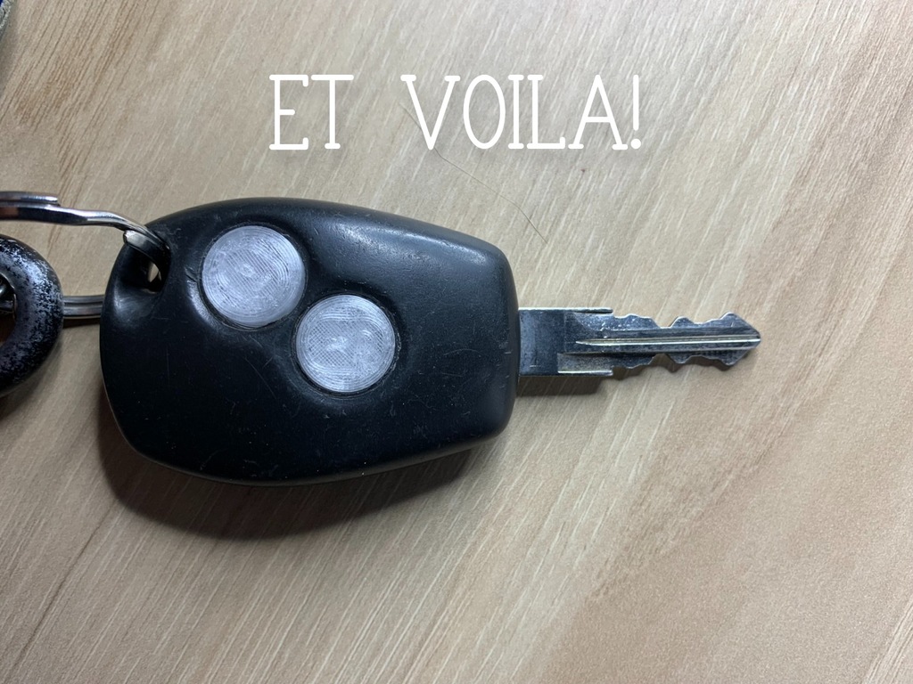 Replacement Car Key Buttons for: Renault Dacia and many more od autora ...
