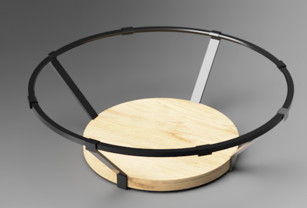 Dart Board LED Light Ring by chriskkk | Download free STL model ...