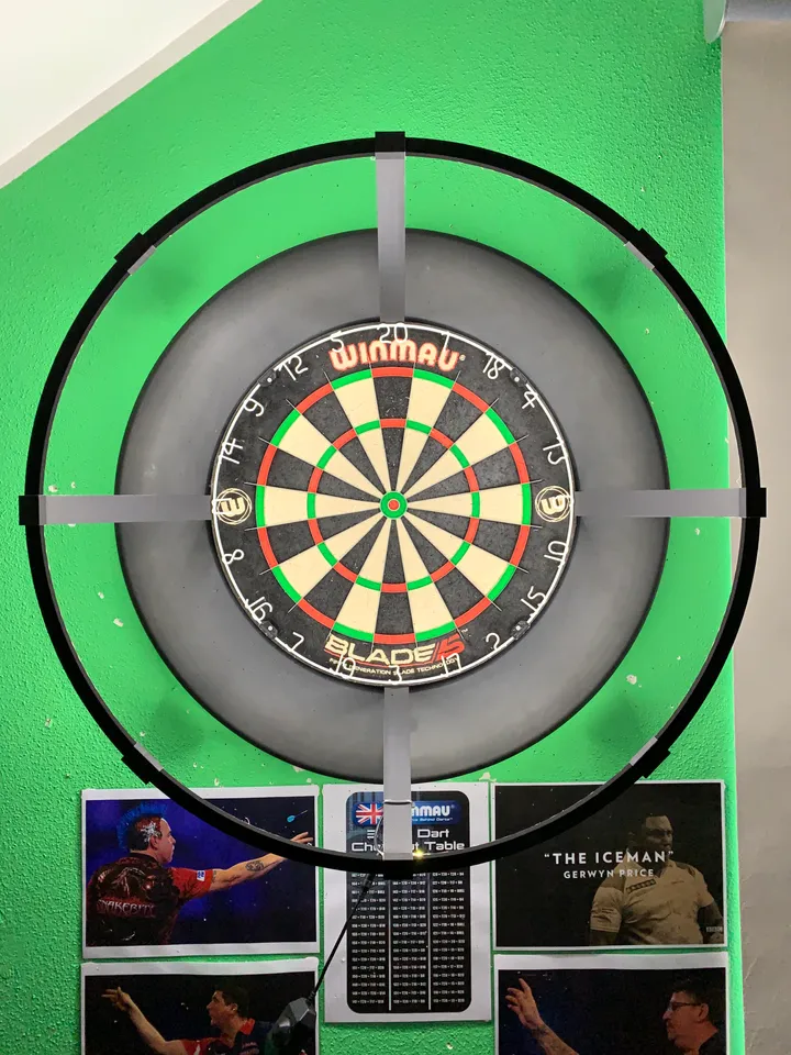 Dart Board LED Light Ring by chriskkk | Download free STL model ...