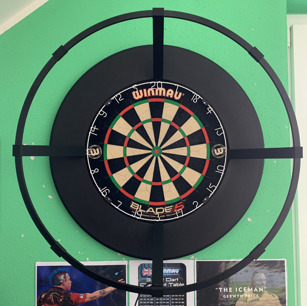 Dart Board LED Light Ring von chriskkk | Kostenloses STL-Modell ...