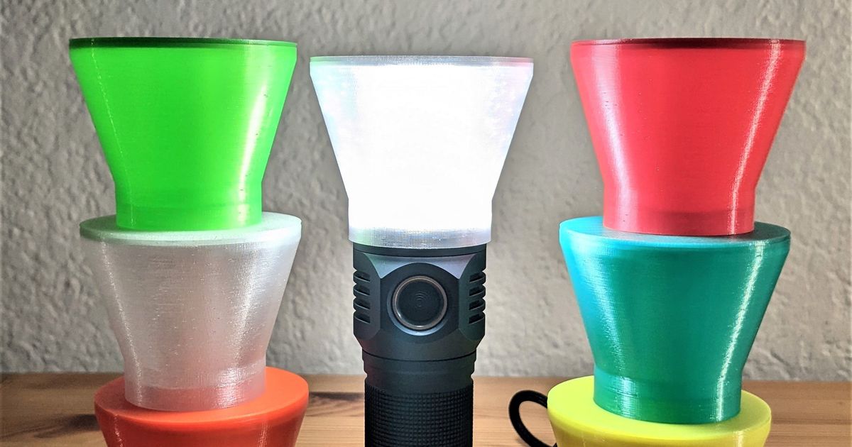 Emisar D4SV2 Flashlight Diffuser by Spicy3d | Download free STL model ...