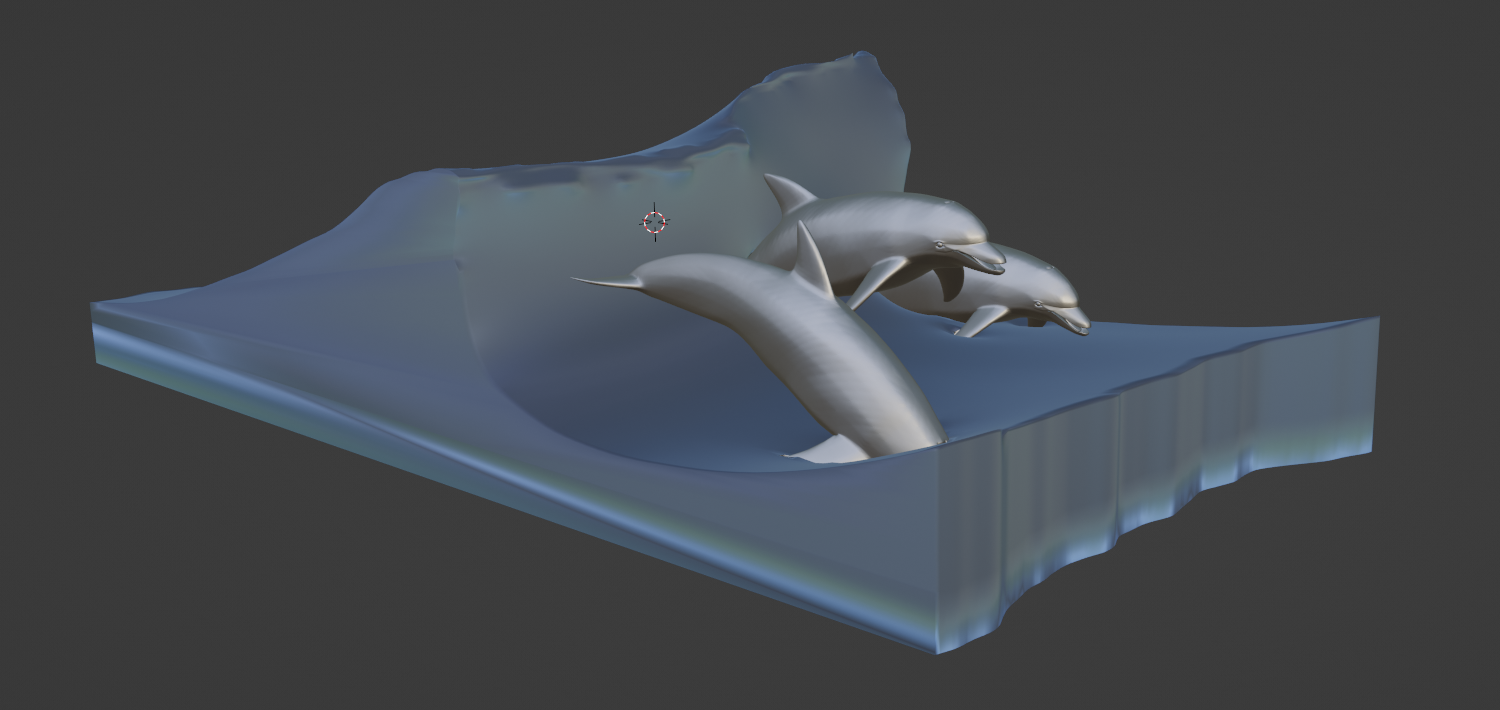 Dolphin Pod by Jaepoc | Download free STL model | Printables.com