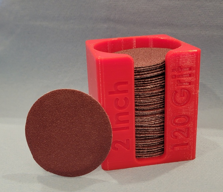 2in Sanding Pad / Sanding Disk Holder by SkippyMcSlappyPants | Download ...