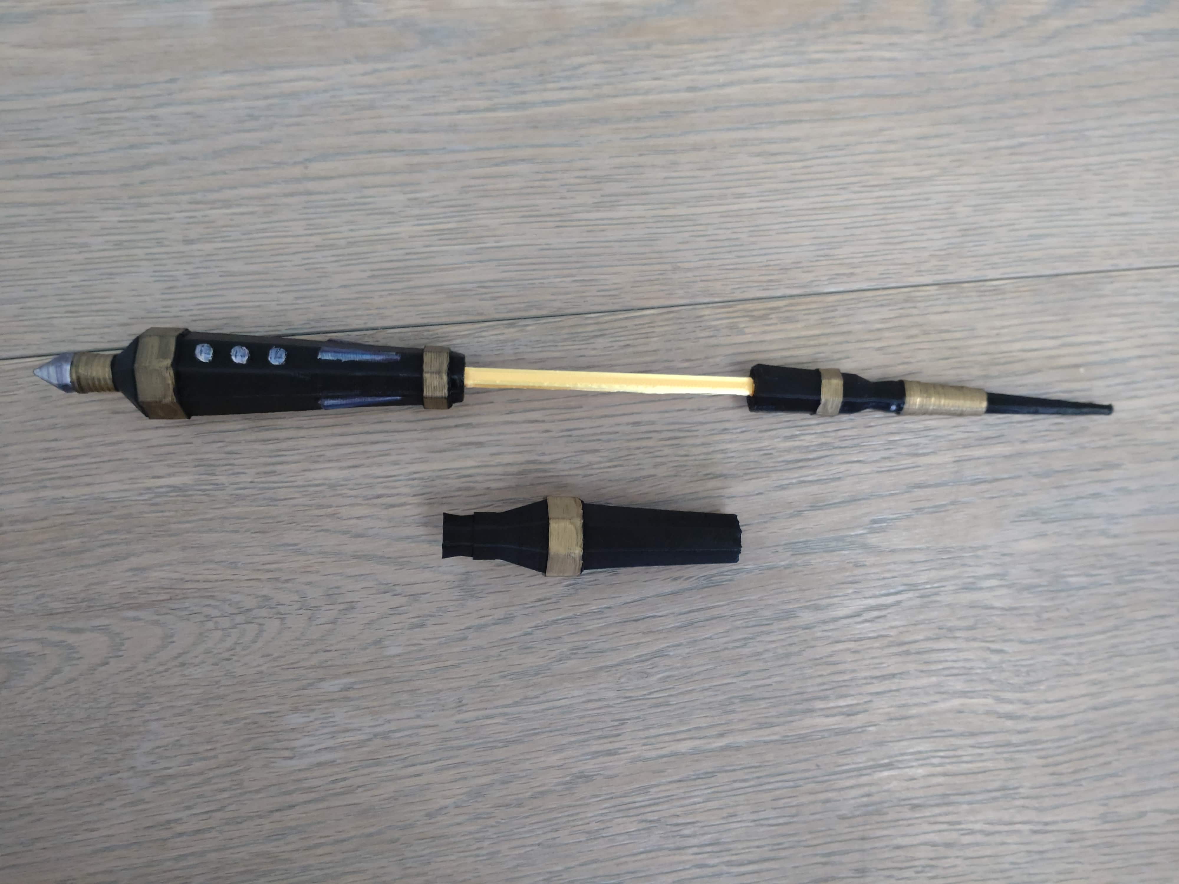 harry potter wand with core by Saggitarius101 | Download free STL model ...