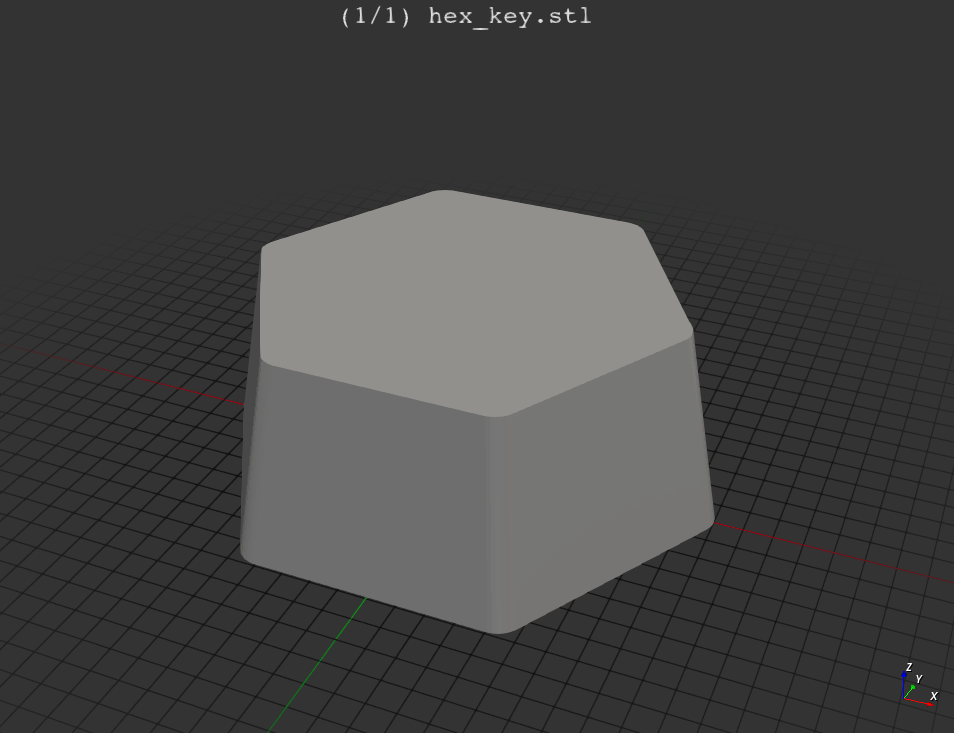 Hex Key Cap by plainoldcheese | Download free STL model | Printables.com