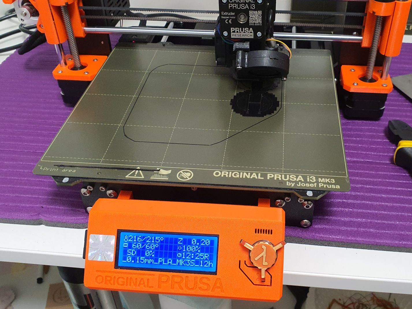 Half-Life's knob on Prusa Printer mk3s+ by Dawe | Download free STL ...