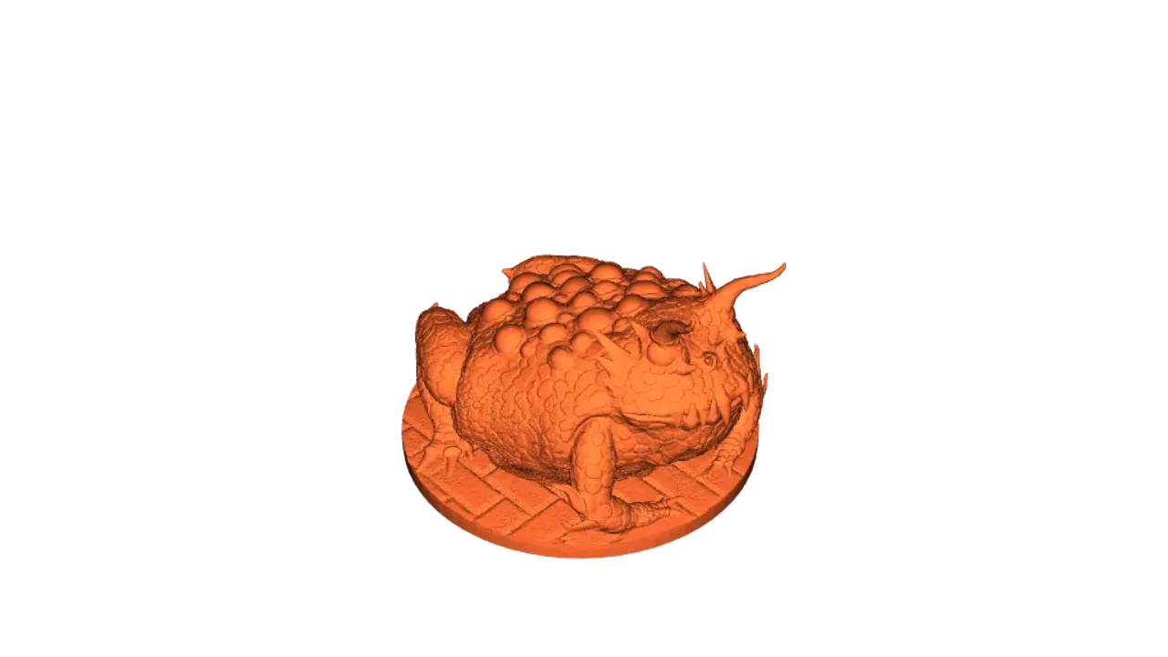 Giant Toad Guardian of The Dungeon REMASTERED by Macroglossum ...