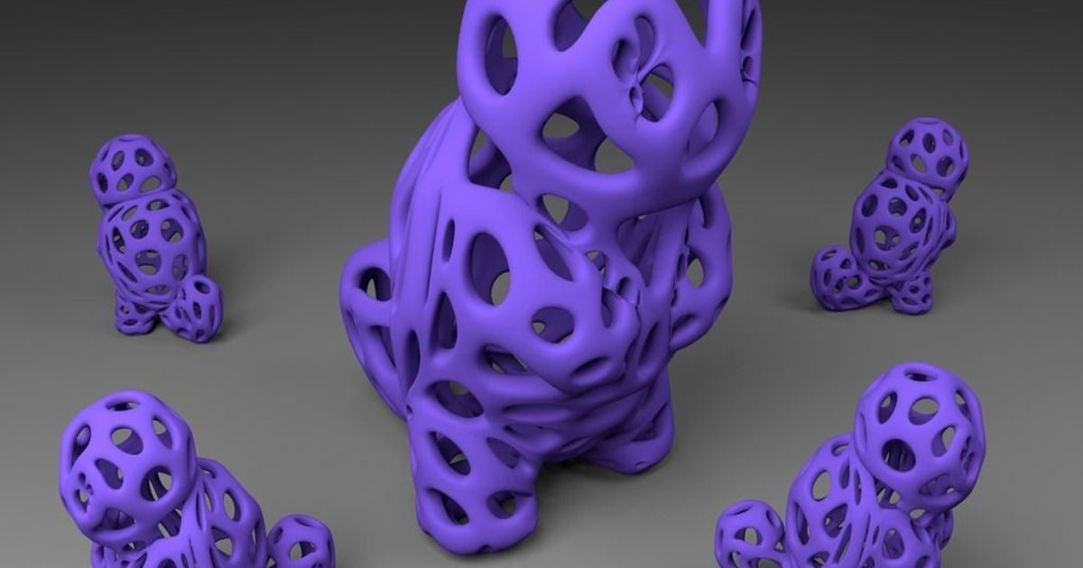 Squirtle - Voronoi Style by roman_hegglin | Download free STL model ...
