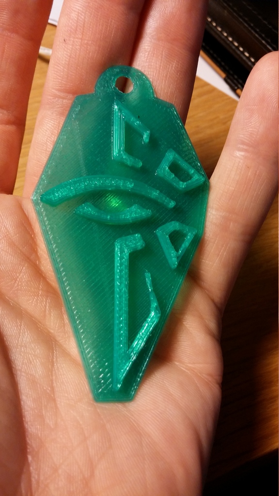 Ingress ENLIGHTENED faction Badge (remeshed, cleaned and fixed) by ...