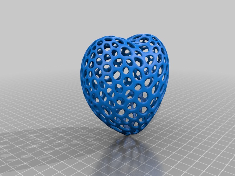 Heart - Voronoi Style by roman_hegglin | Download free STL model ...