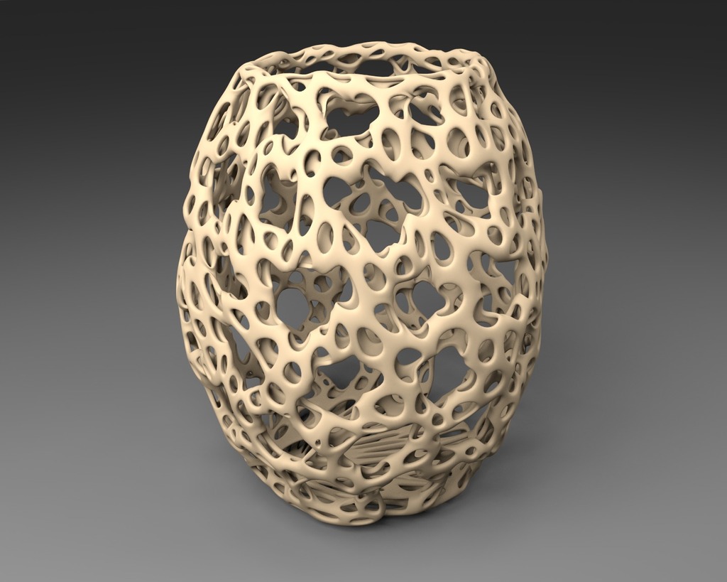 Eggoid Vase - Voronoi Style by roman_hegglin | Download free STL model ...