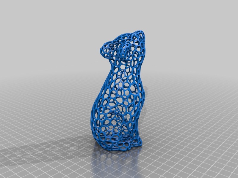 Yosemite the Bear - Voronoi Style by roman_hegglin | Download free STL ...