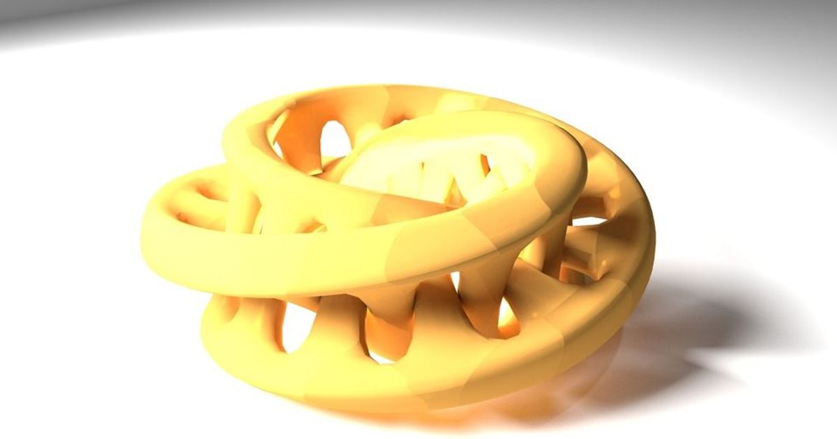 Interlocking 3D Moebius Sculpture by roman_hegglin | Download free STL ...