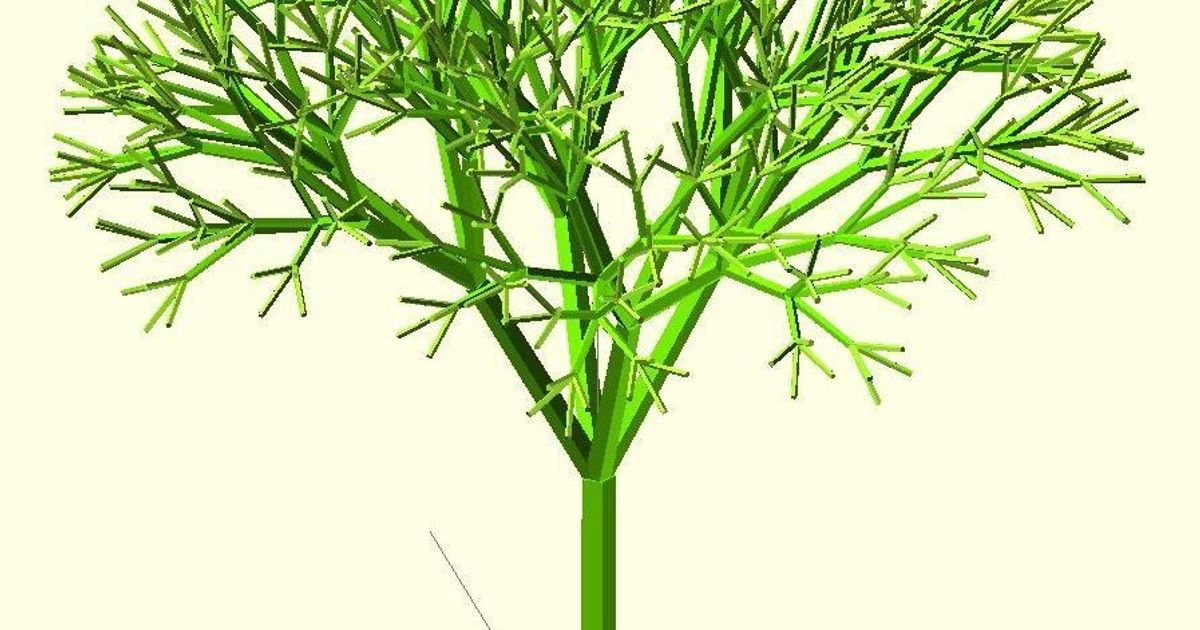 Recursive Tree (with some degree of randomness) by roman_hegglin ...