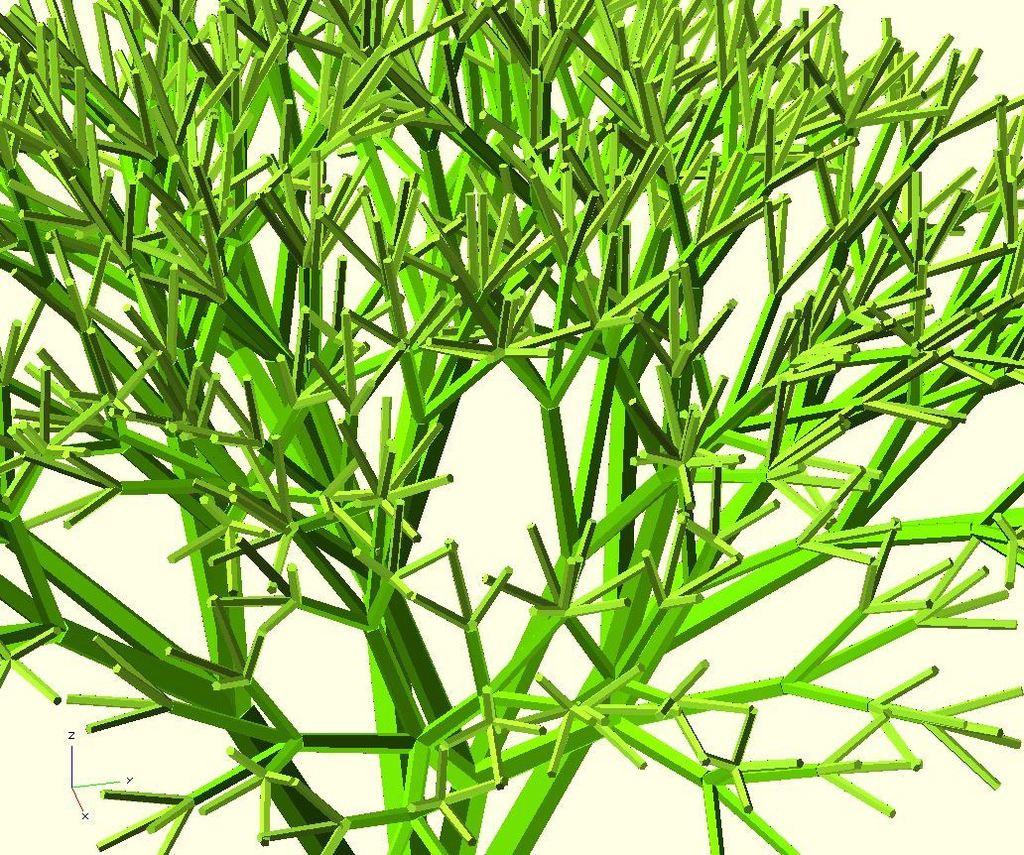 Recursive Tree (with some degree of randomness) by roman_hegglin ...