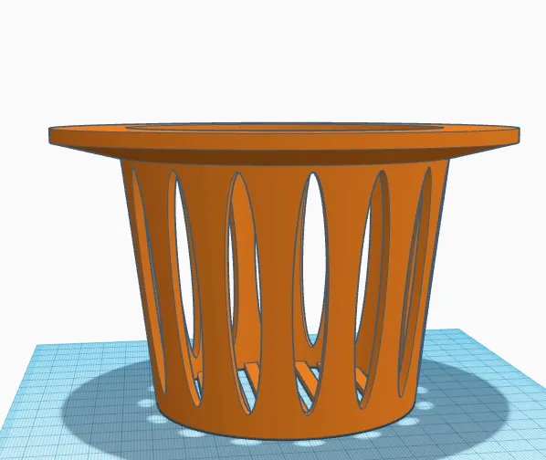 Hydroponic net cup large by TheCraftyLycan | Download free STL model ...