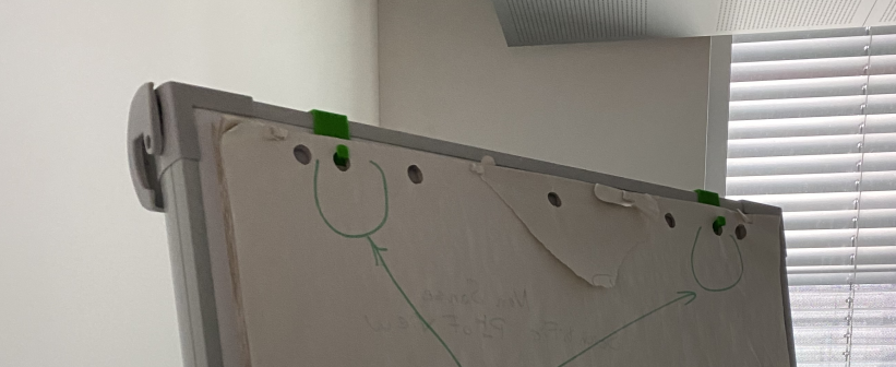 Flip chart easel paper clamp by Jacques_it | Download free STL model ...