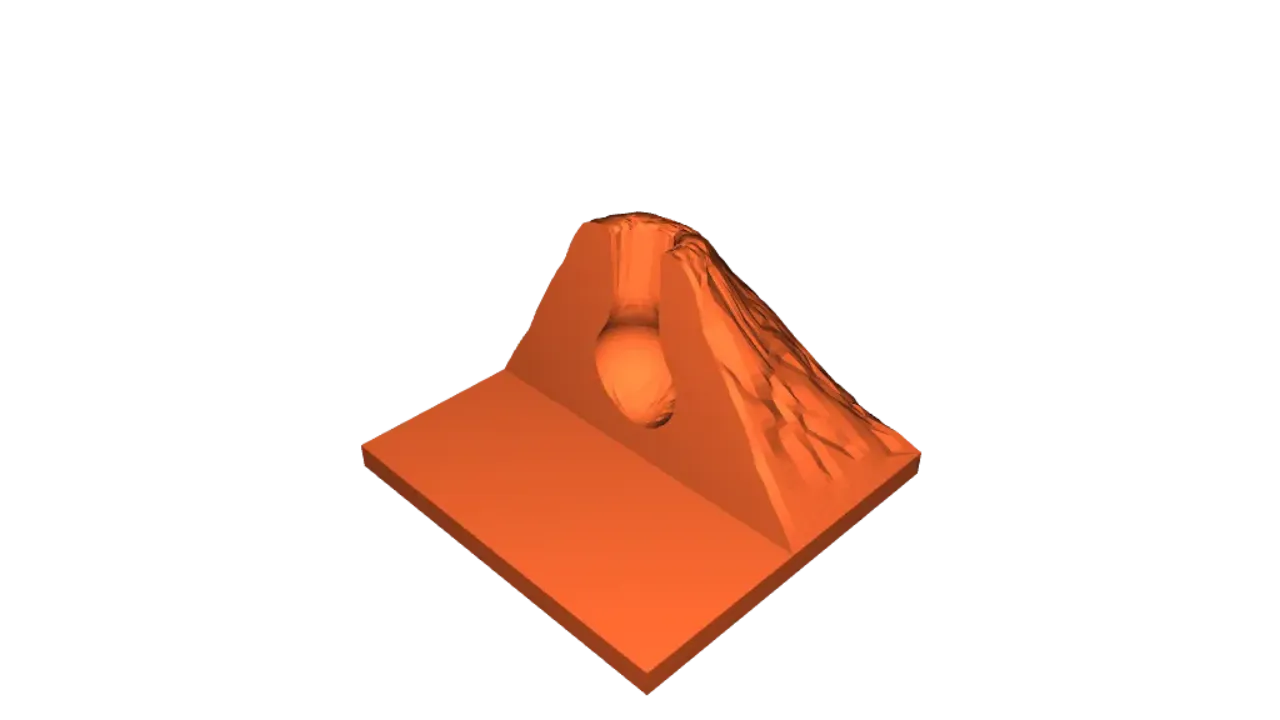 Volcano School Project by Leon Knowles | Download free STL model ...