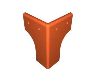 Frame feet for 2020 extrusion with m3 holes by SirMrShyGuy | Download ...