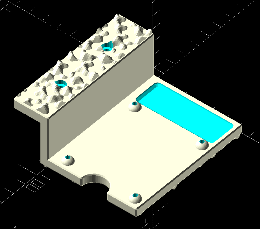Perlin noise included Raspberry Pi 3 Mount by Terminus zibda Ltd ...