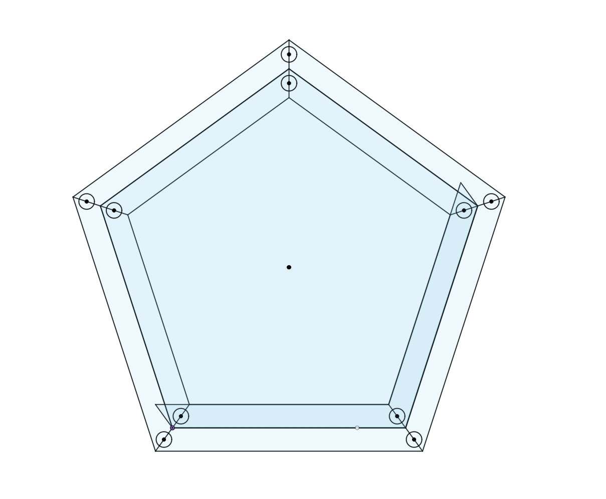 Dodecahedron DIY - printable pentagon tools / Single / In / Out by ...
