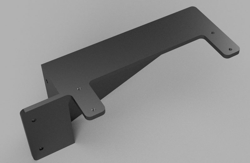 Display Mounting Bracket - Fusion 360 by ECF | Download free STL model ...