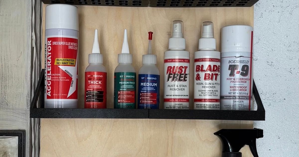 Shelf, two part design by 3DDIY | Download free STL model | Printables.com