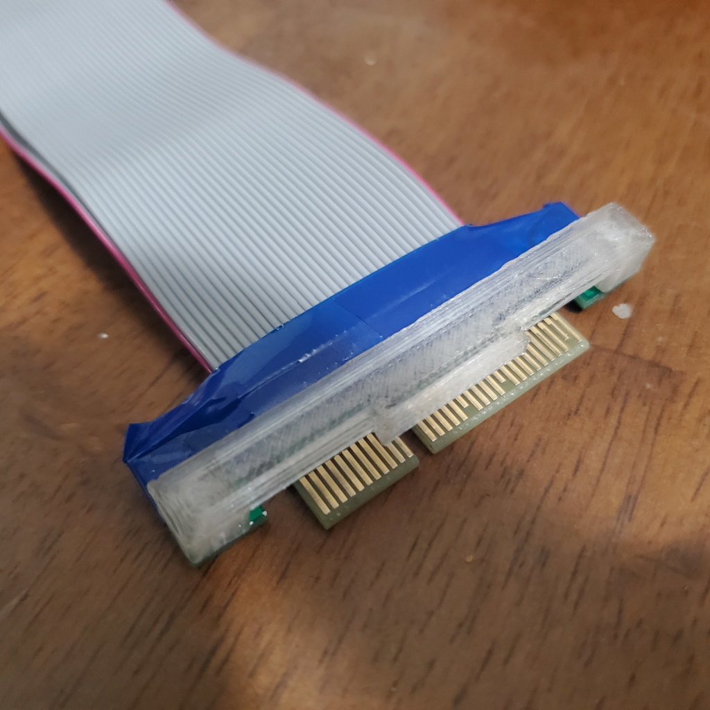 PCI Express x4 Riser Cable Retention Clip by BFeely | Download free STL ...