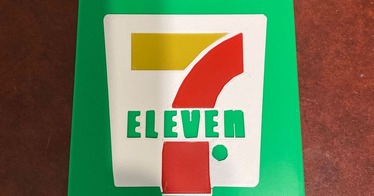7-11 logo by Asus1357 | Download free STL model | Printables.com