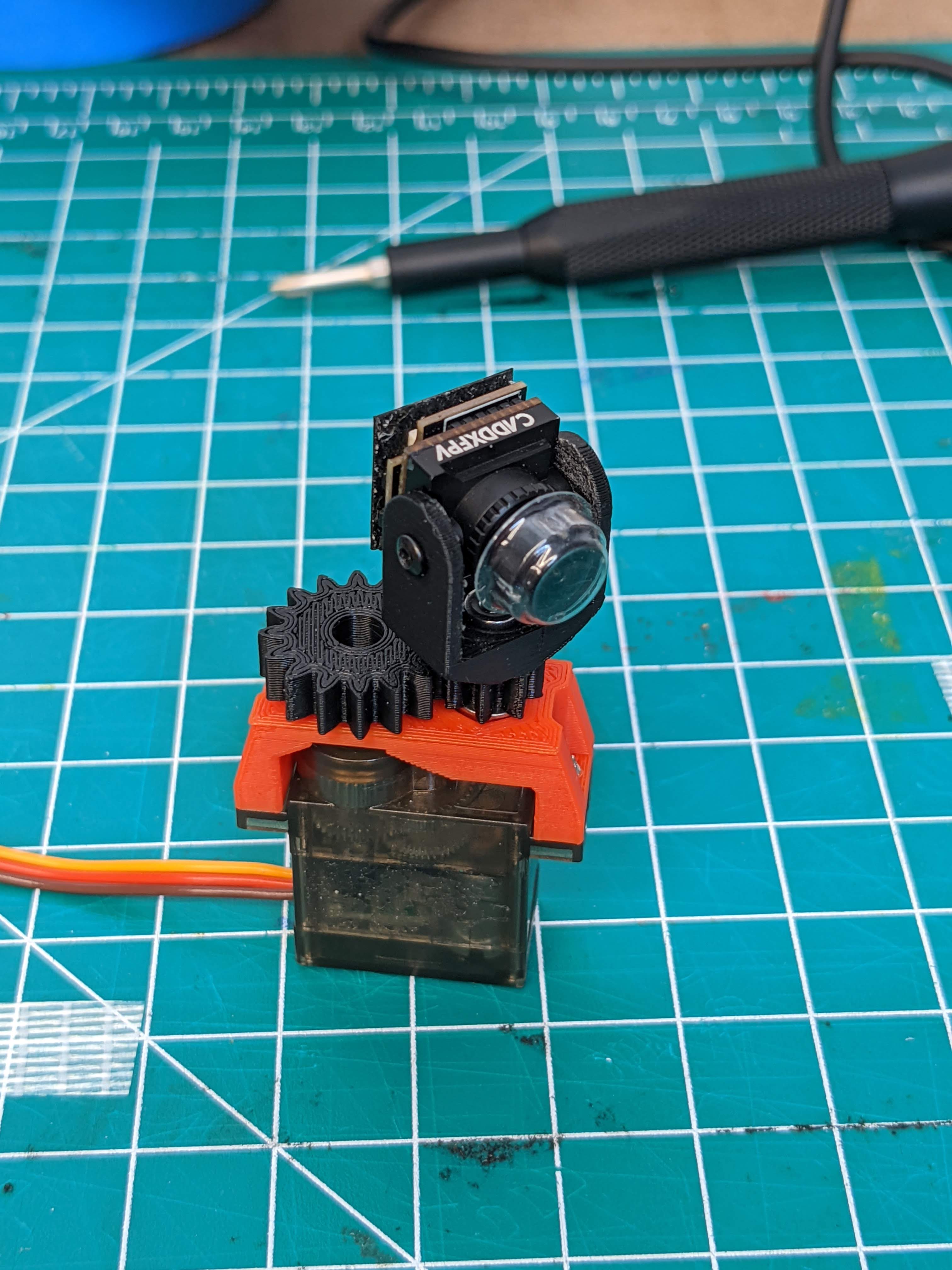Micro Servo 2:1 Pan by ungood | Download free STL model | Printables.com