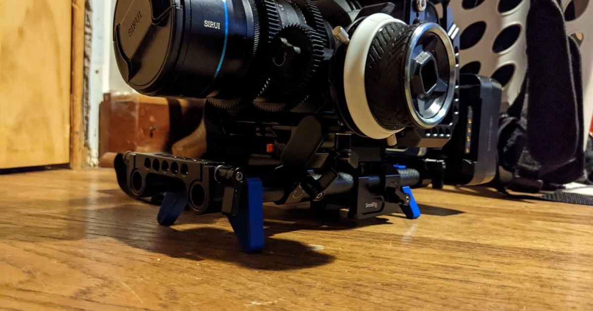 Camera rig feet for 15mm rails by Dan m | Download free STL model ...