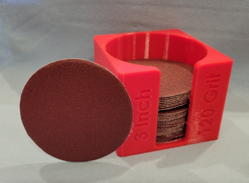 3" Sanding Pad / Sanding Disk Holder by SkippyMcSlappyPants | Download ...