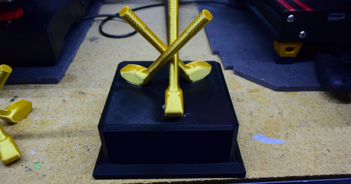 Golf Ball Display by Cats | Download free STL model | Printables.com