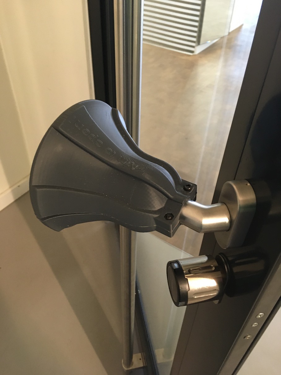 Round Nob / Door Handle Extension for public areas (avoid contact due ...