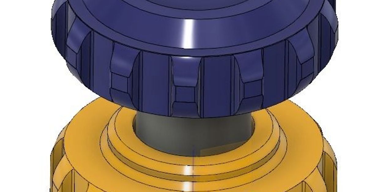 Anycubic Chiron Spring-based Damping Feet by fmMike | Download free STL ...