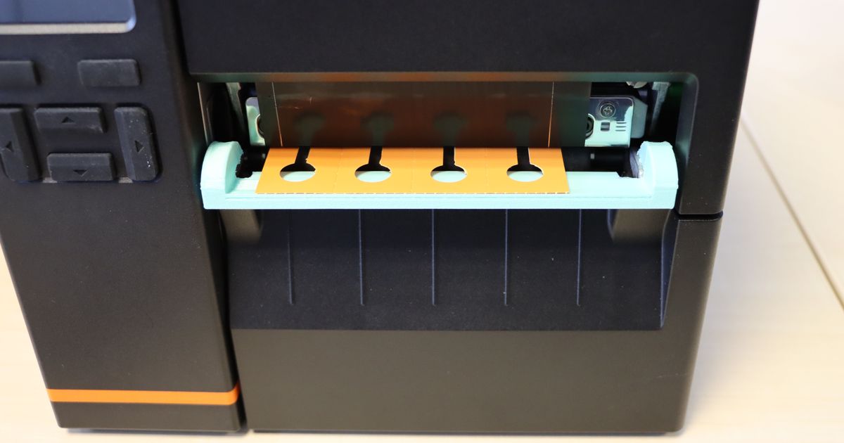 Brother TJ serie label printer tear-off exit plate by Jupa Creations ...