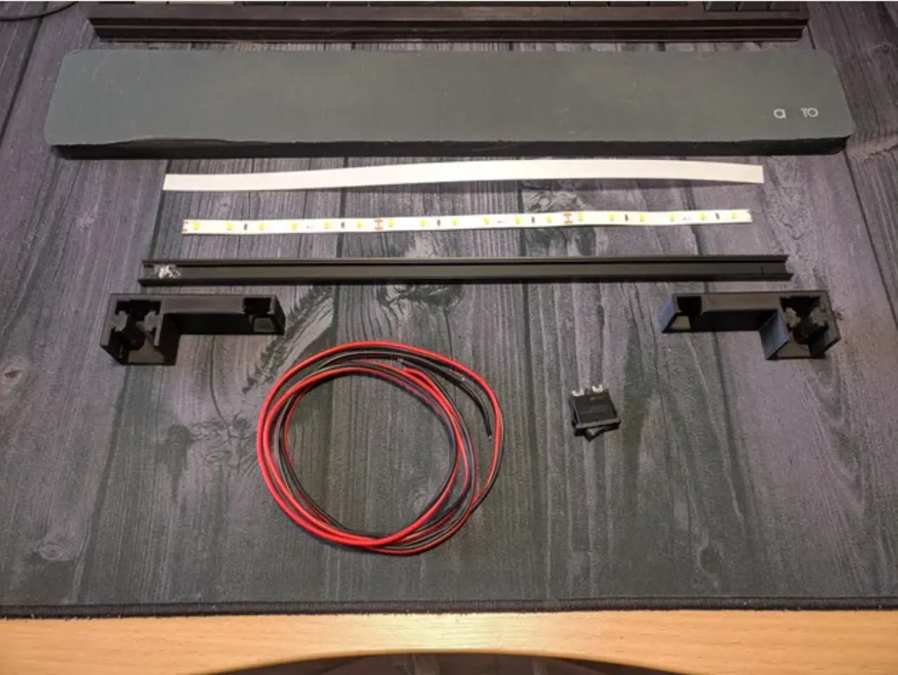 LED strip mounts for Ender 3 type printer by MartasSan | Download free ...