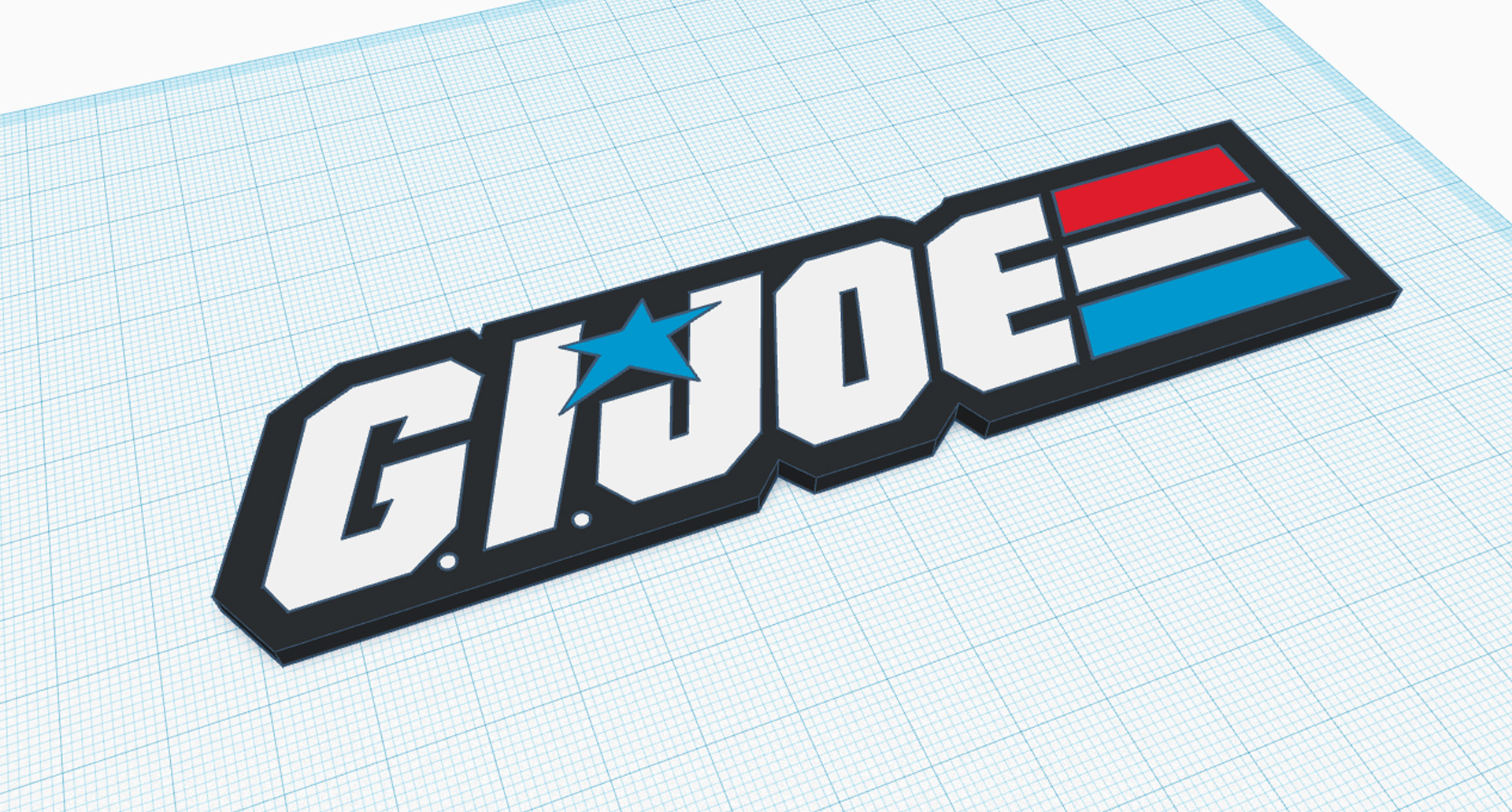 G.I. Joe Multi Color Logo by Paindog | Download free STL model ...