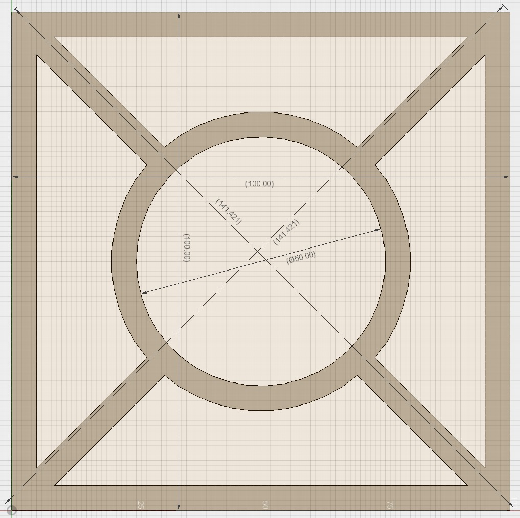 100mm square and 50mm circle calibration (XY calibration) by Sammy ...