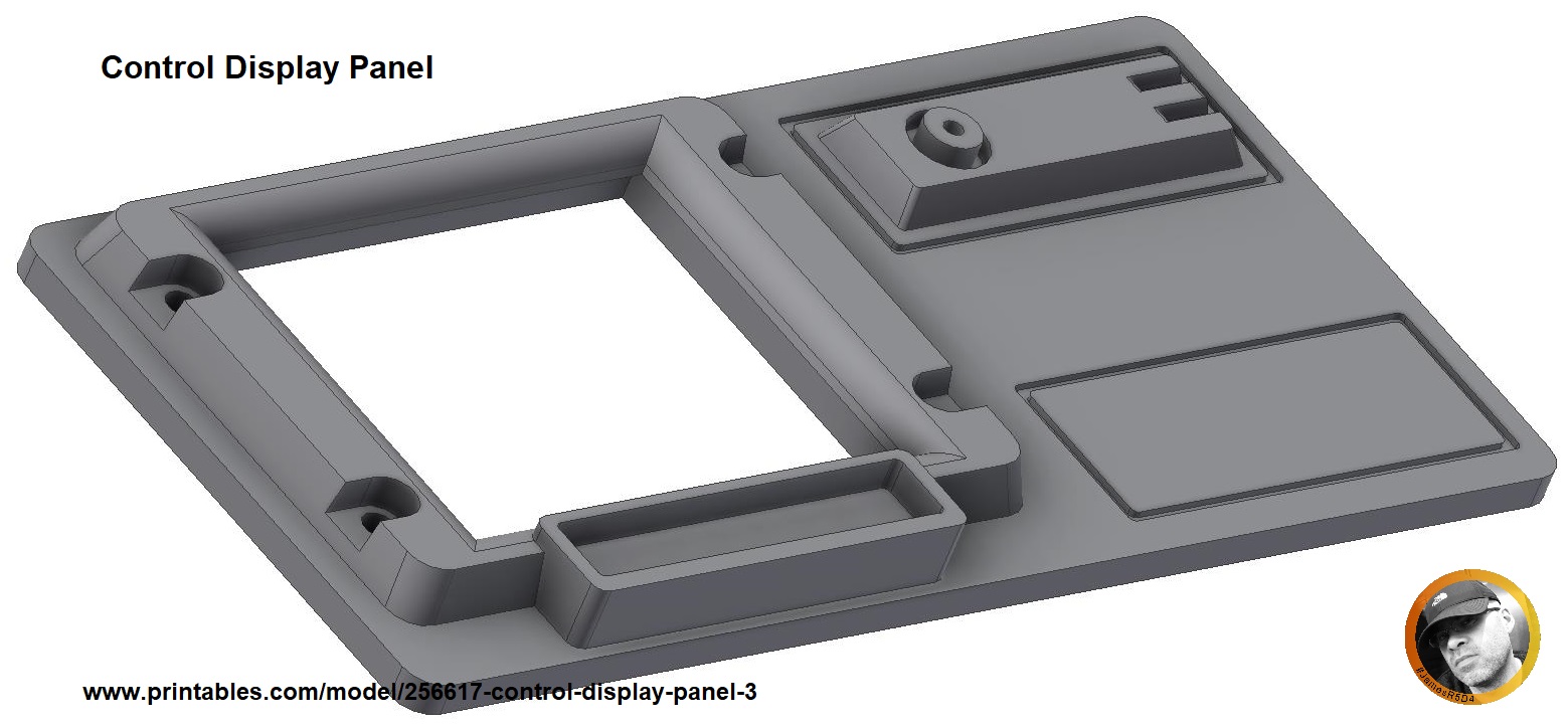 Control Display panel 3 by JamesR5D4 | Download free STL model ...