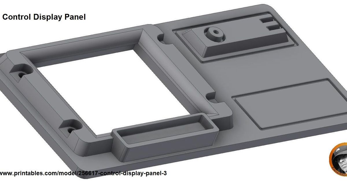 Control Display panel 3 by JamesR5D4 | Download free STL model ...