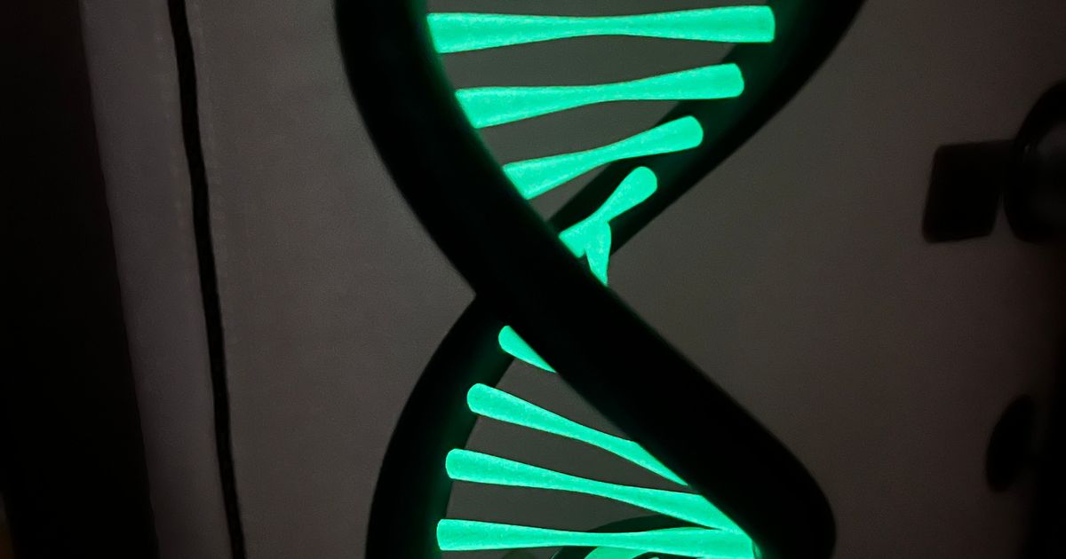 RGB LED DOUBLE HELIX DNA LAMP - Micro USB Socket & Closed Bottom - with ...