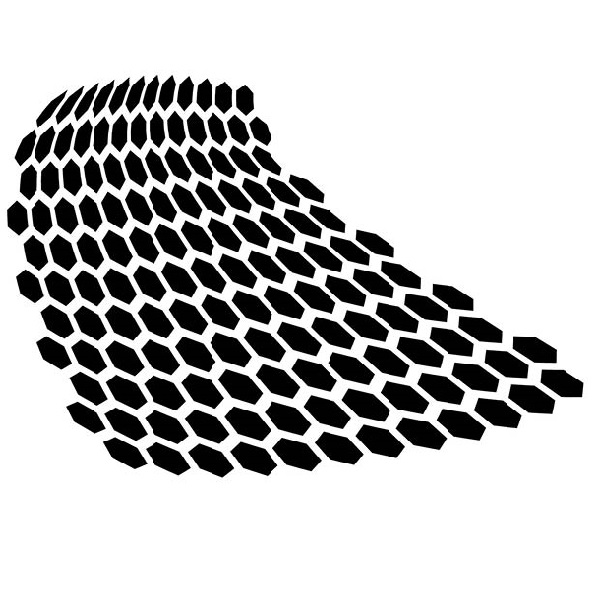 Airbrush stencil ST-SF003-distorted-honeycomb-paint-hobby-stencil by ...