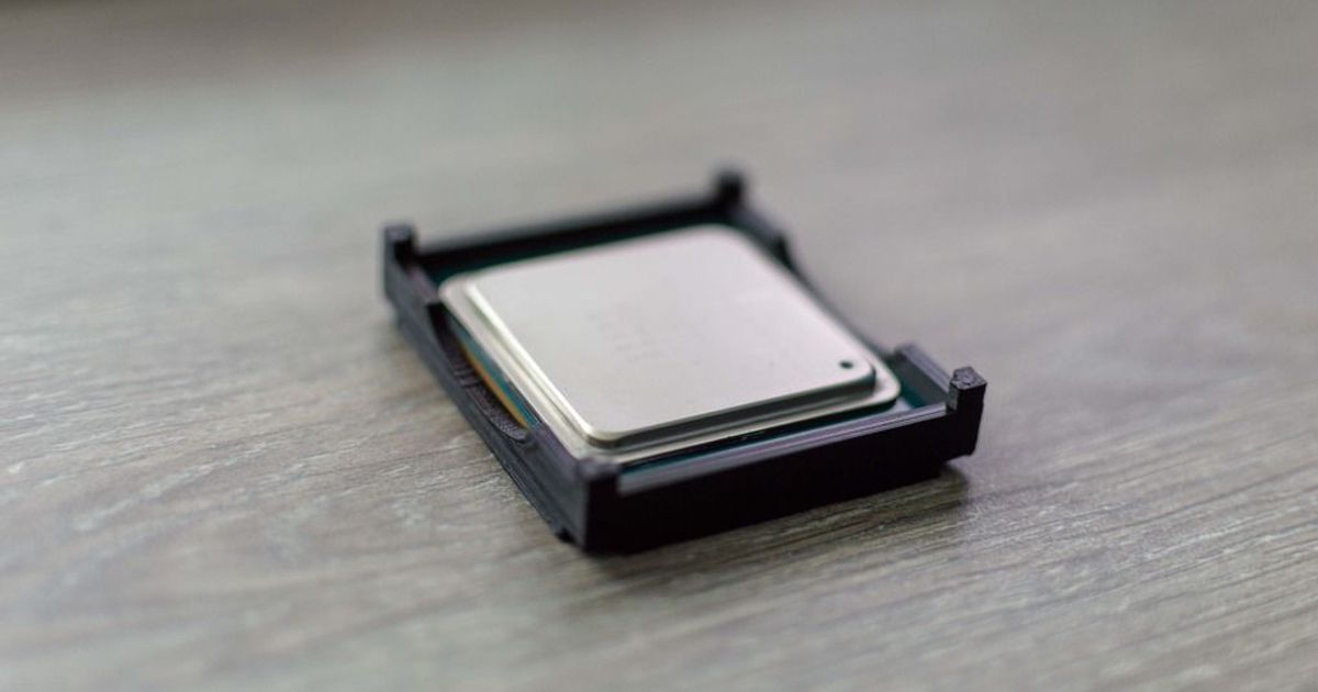 LGA2011 CPU case by VincentDB | Download free STL model | Printables.com