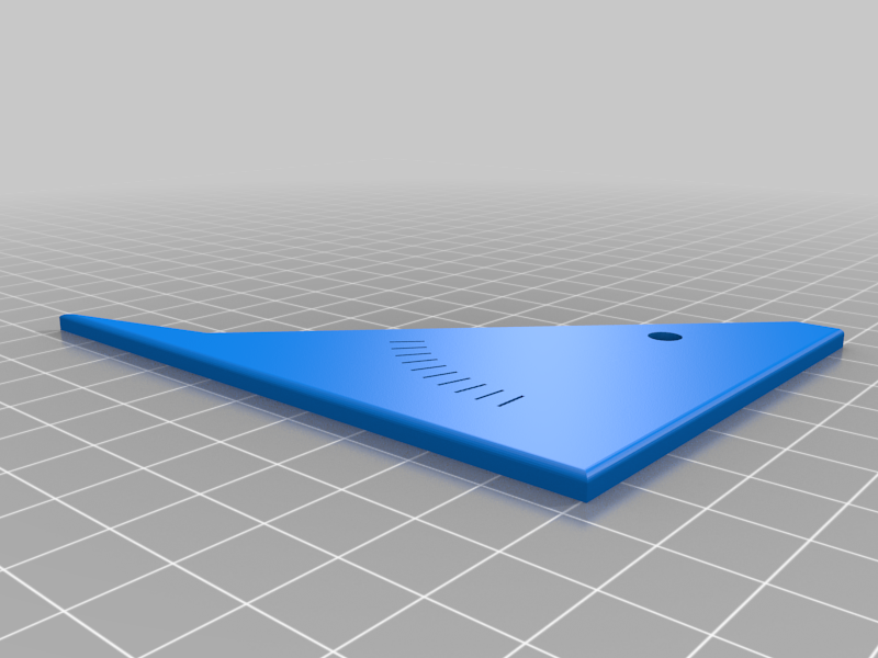 Adjustable Drafting Triangle by UserBlackBox | Download free STL model ...