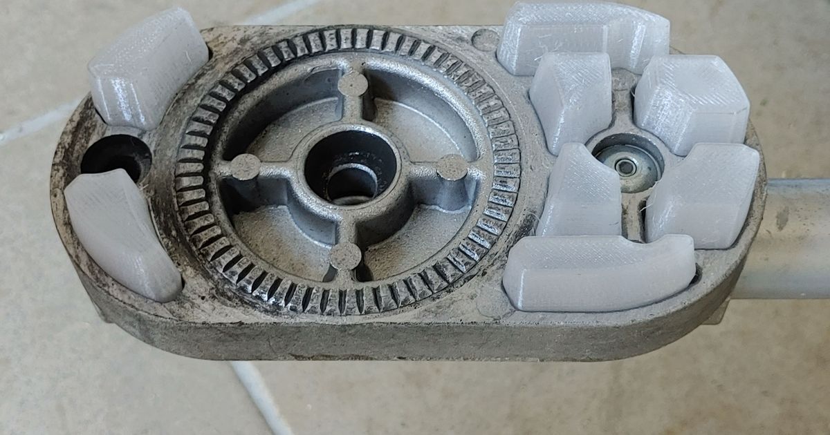 Handle Bar Fixation for Mulchmaster HM46A by Sam | Download free STL ...